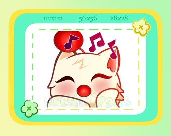 Its Fine Moogle Twitch Emote | Etsy