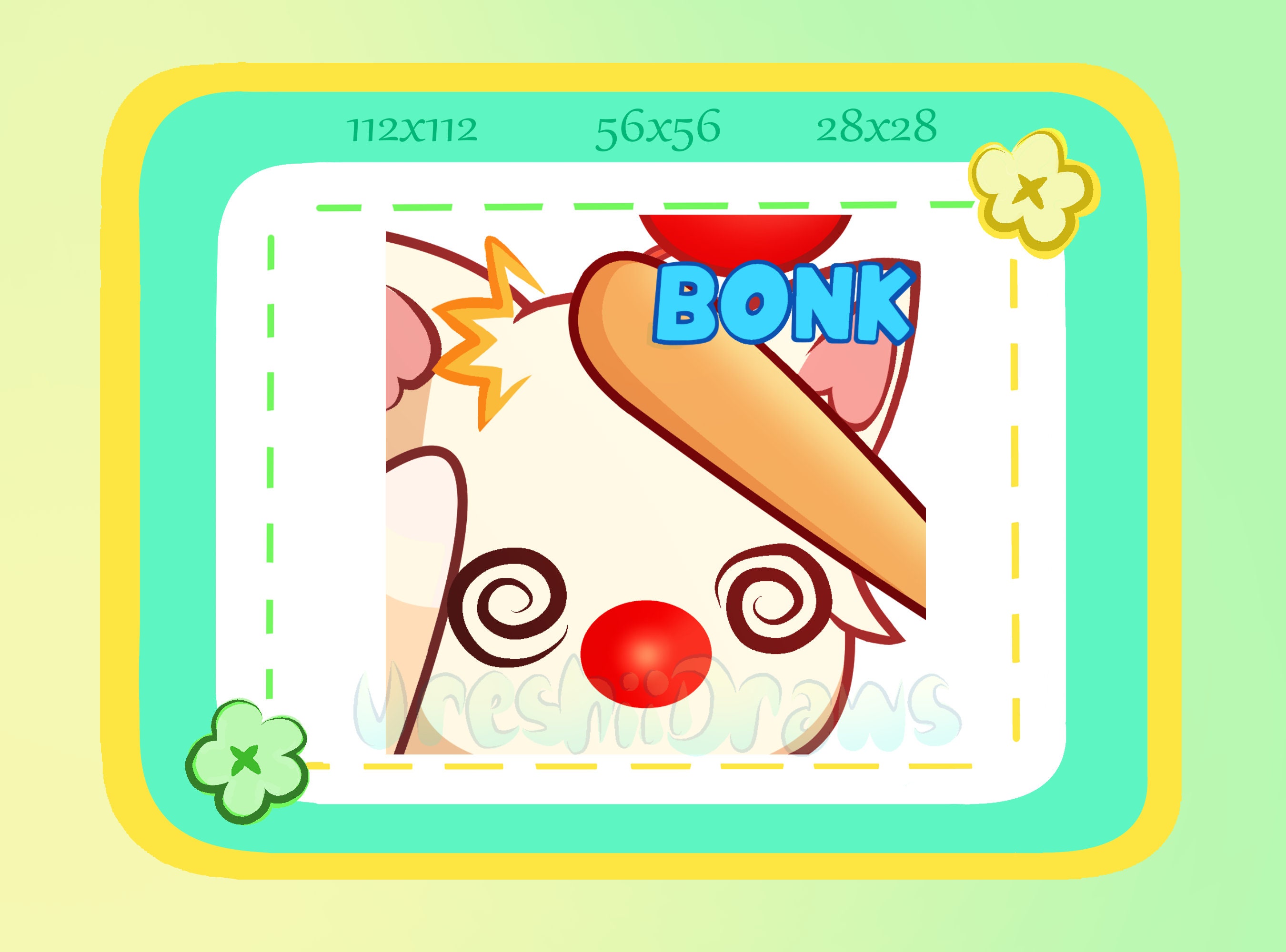 Moogle Bonk Twitch Emote - Etsy