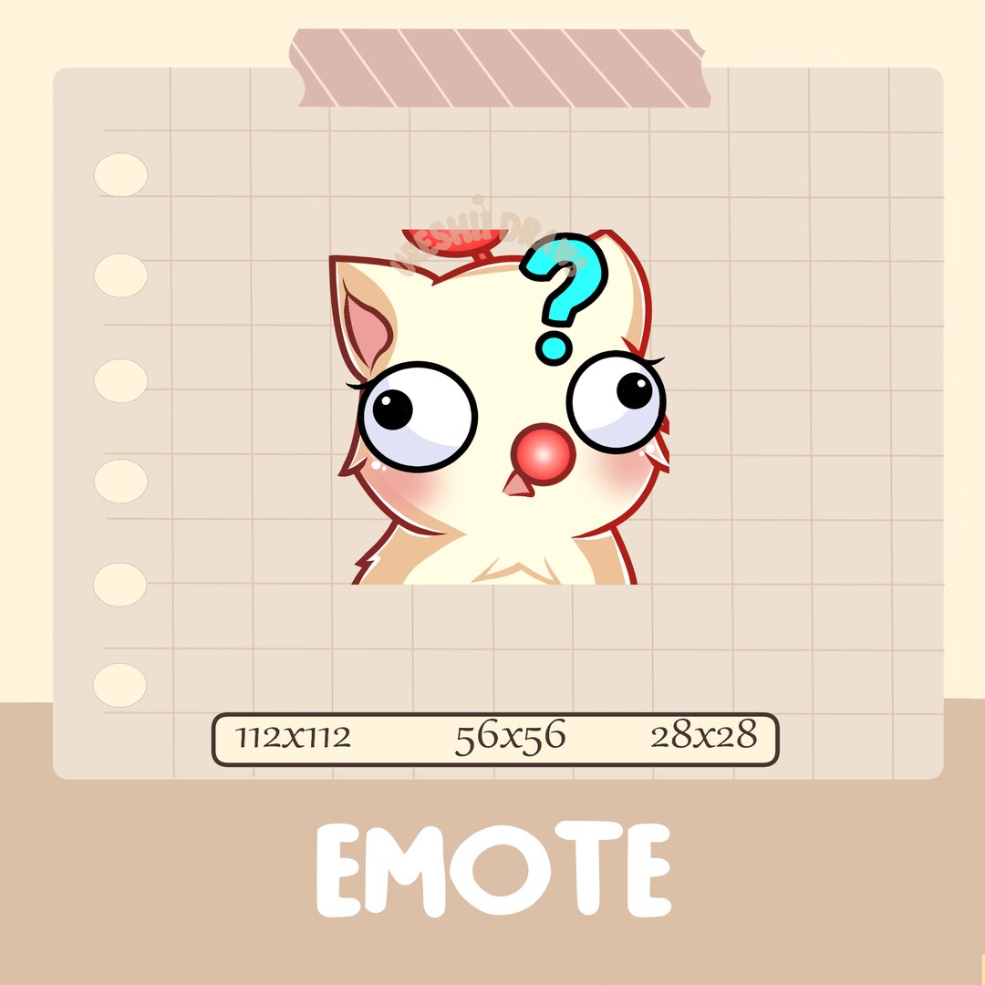Moogle Derp Twitch Emote - Etsy