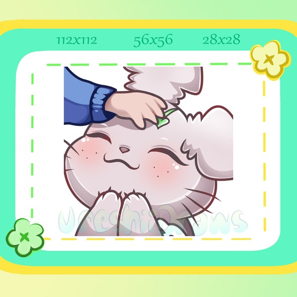 Anime Pat Twitch Emote - Etsy