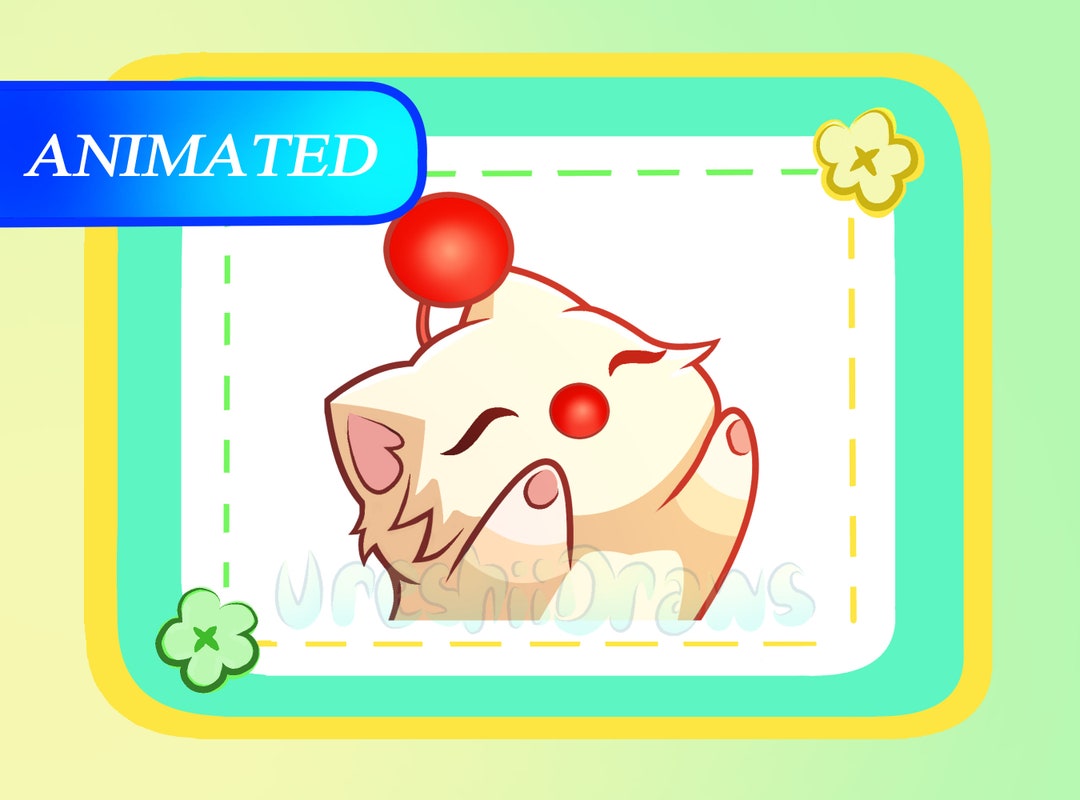 Animated Moogle Hug Twitch Emote - Etsy