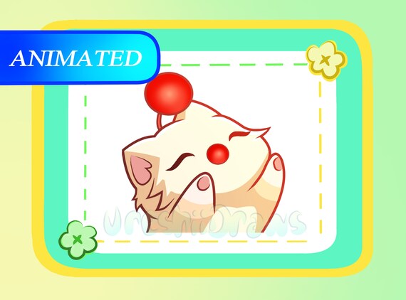 Animated Moogle Hug Twitch Emote - Etsy