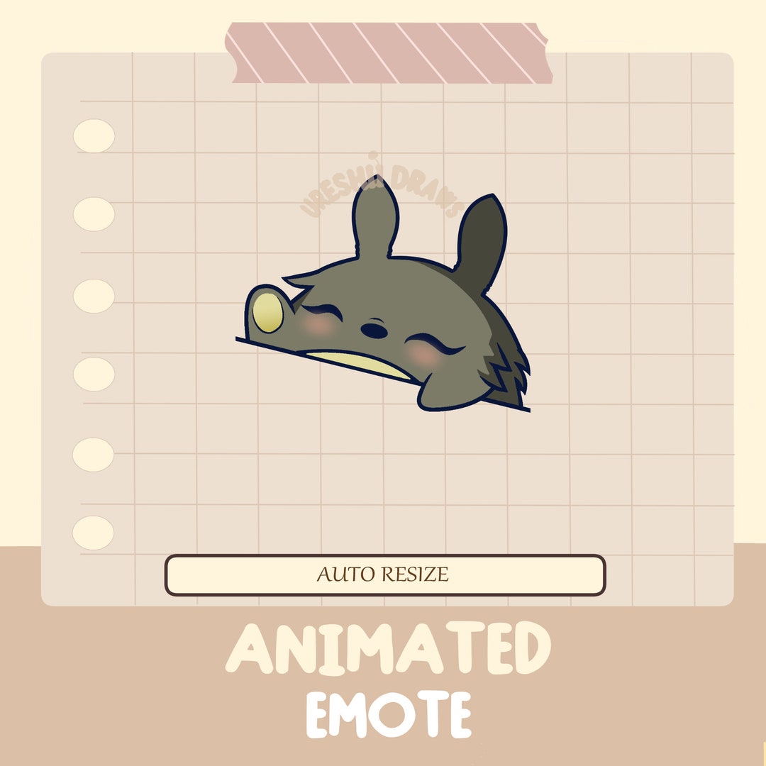 Animated Bongo Magical Tanuki | Owl | Cat | Bunny Twitch Emote - Etsy