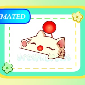 Animated Bongo Moogle Twitch Emote - Etsy
