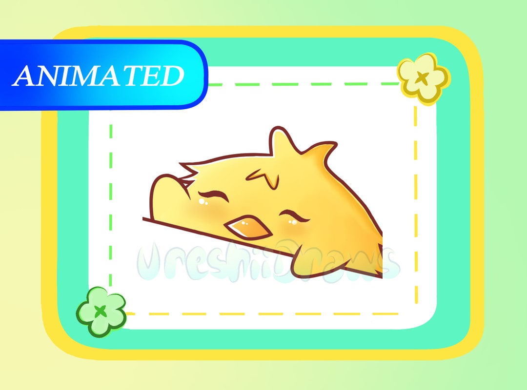 Animated Chonk Bongo Chocobo Twitch Emote - Etsy