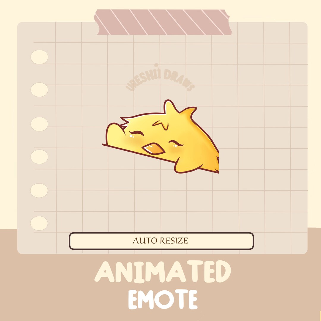 Animated Chonk Bongo Chocobo Twitch Emote - Etsy