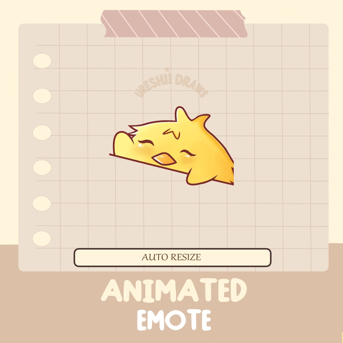Animated Chonk Bongo Chocobo Twitch Emote - Etsy