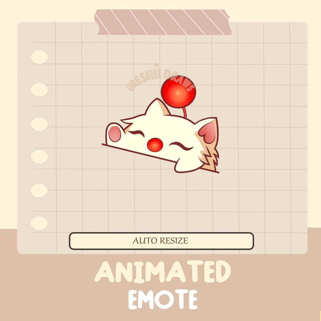Animated Bongo Moogle Twitch Emote - Etsy
