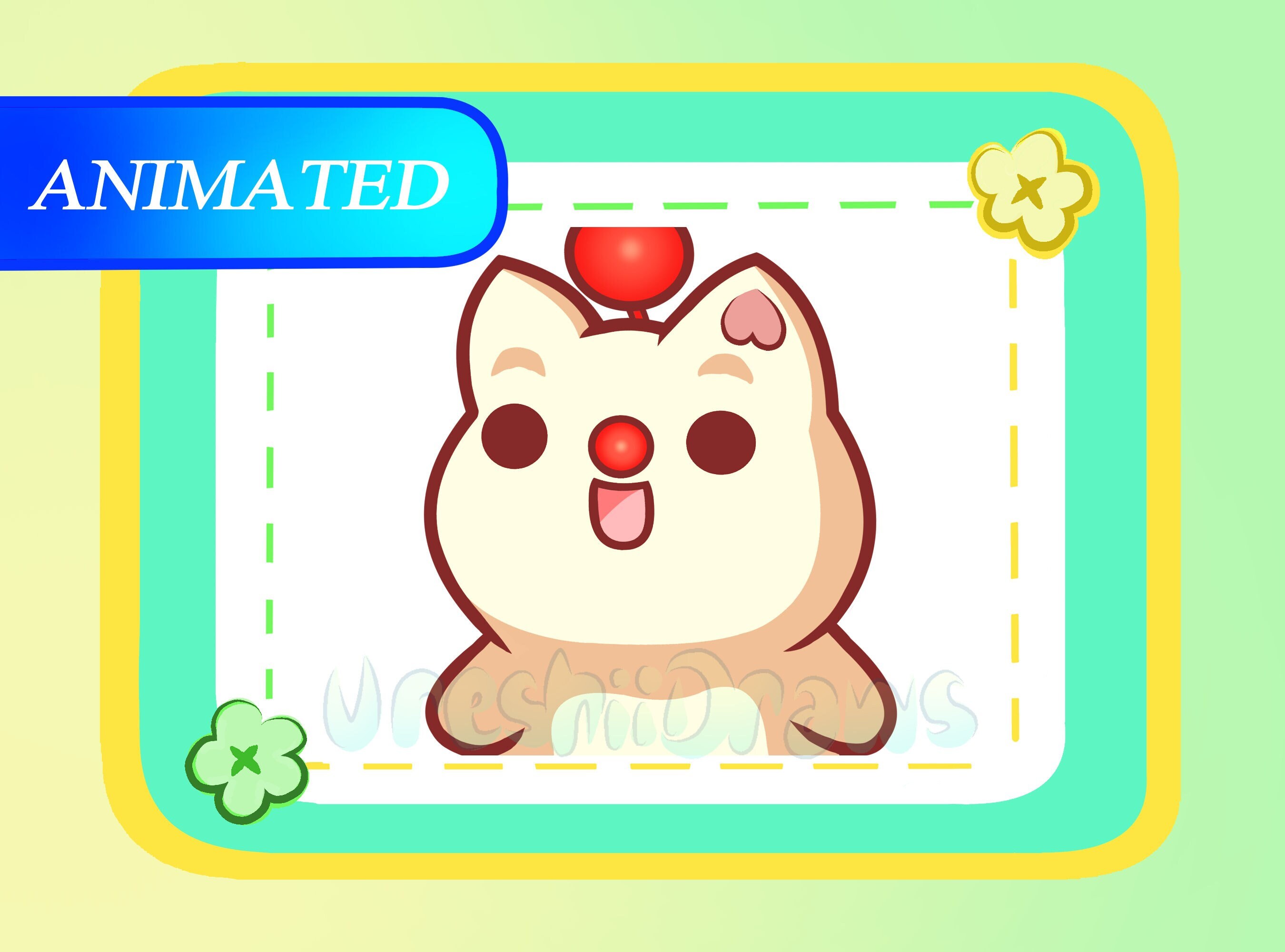 Animated Wiggle Moogle Emote - Etsy