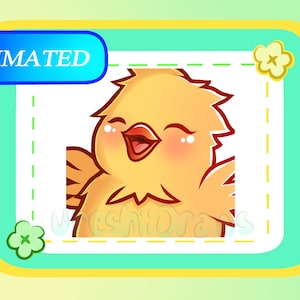 Animated Wiggle Chocobo Emote - Etsy