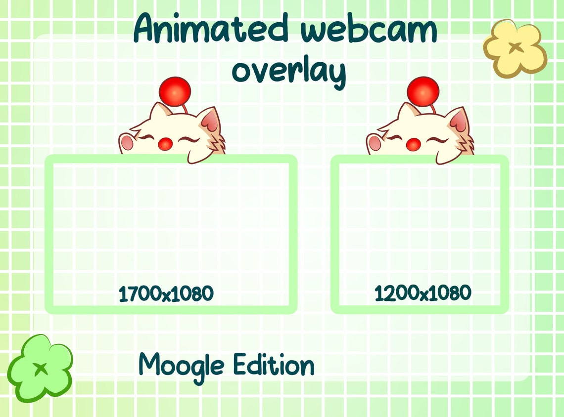 Animated Moogle Webcam Overlay Border - Etsy