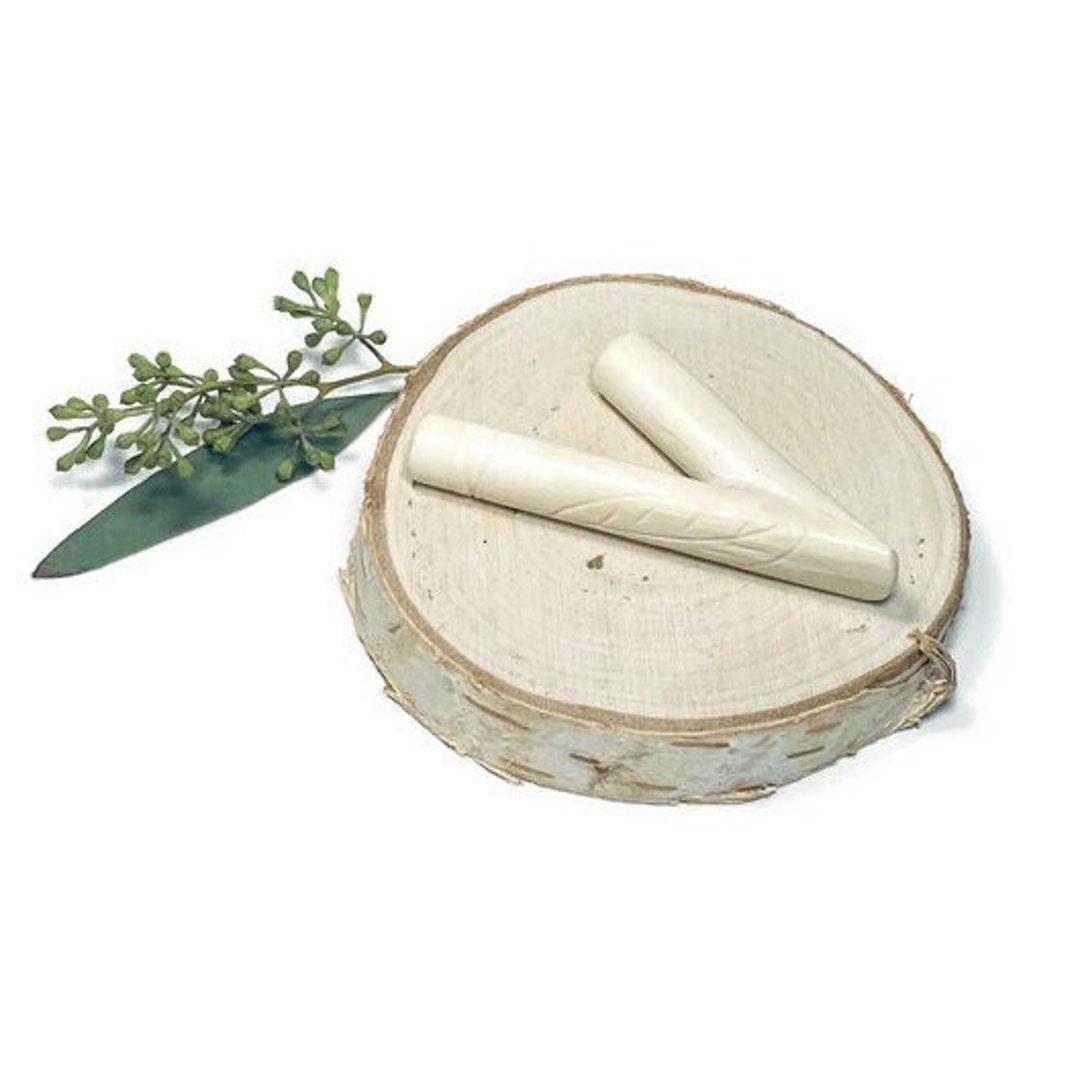 Kuripé | Llama Bone | Leaf Design | Self Applicator for Hapeh, Rapé ...