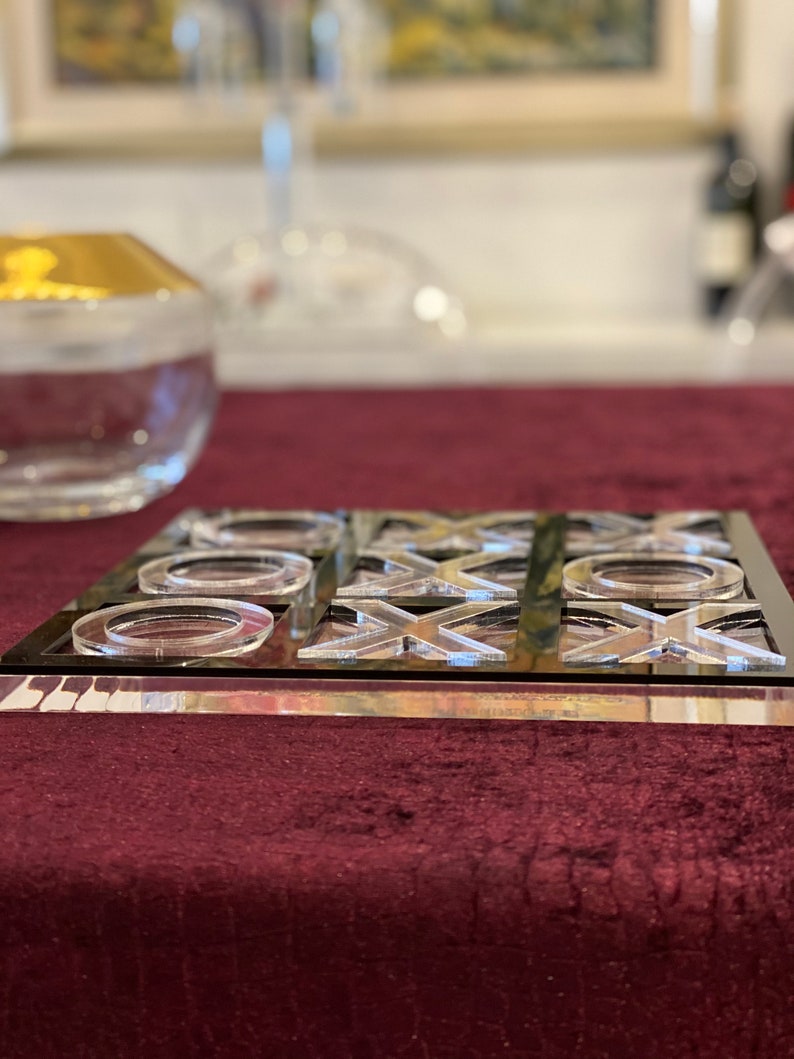 Custom Acrylic Tic Tac Toe Set! - Etsy