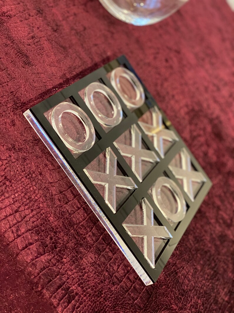 Custom Acrylic Tic Tac Toe Set! - Etsy