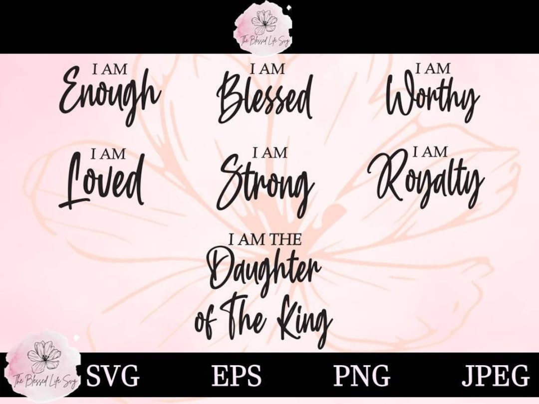 I Am Christian SVG Bundle / Christian Tshirt Bag Sign Cup Svg Png / I ...