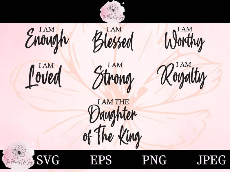 I Am Christian SVG Bundle / Christian Tshirt Bag Sign Cup Svg Png / I ...