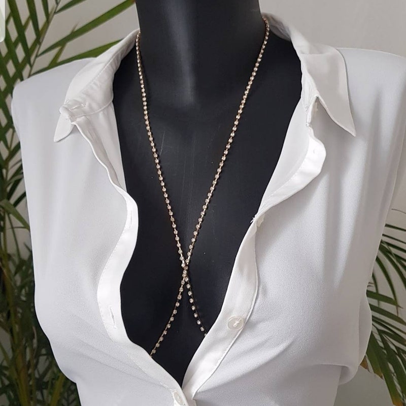 Diamond Body Chain - Etsy