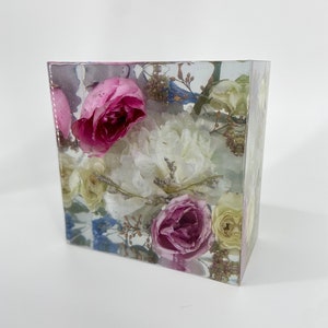 Resin Block Keepsake | Flower Preservation | Deposit Only | Wedding and ...