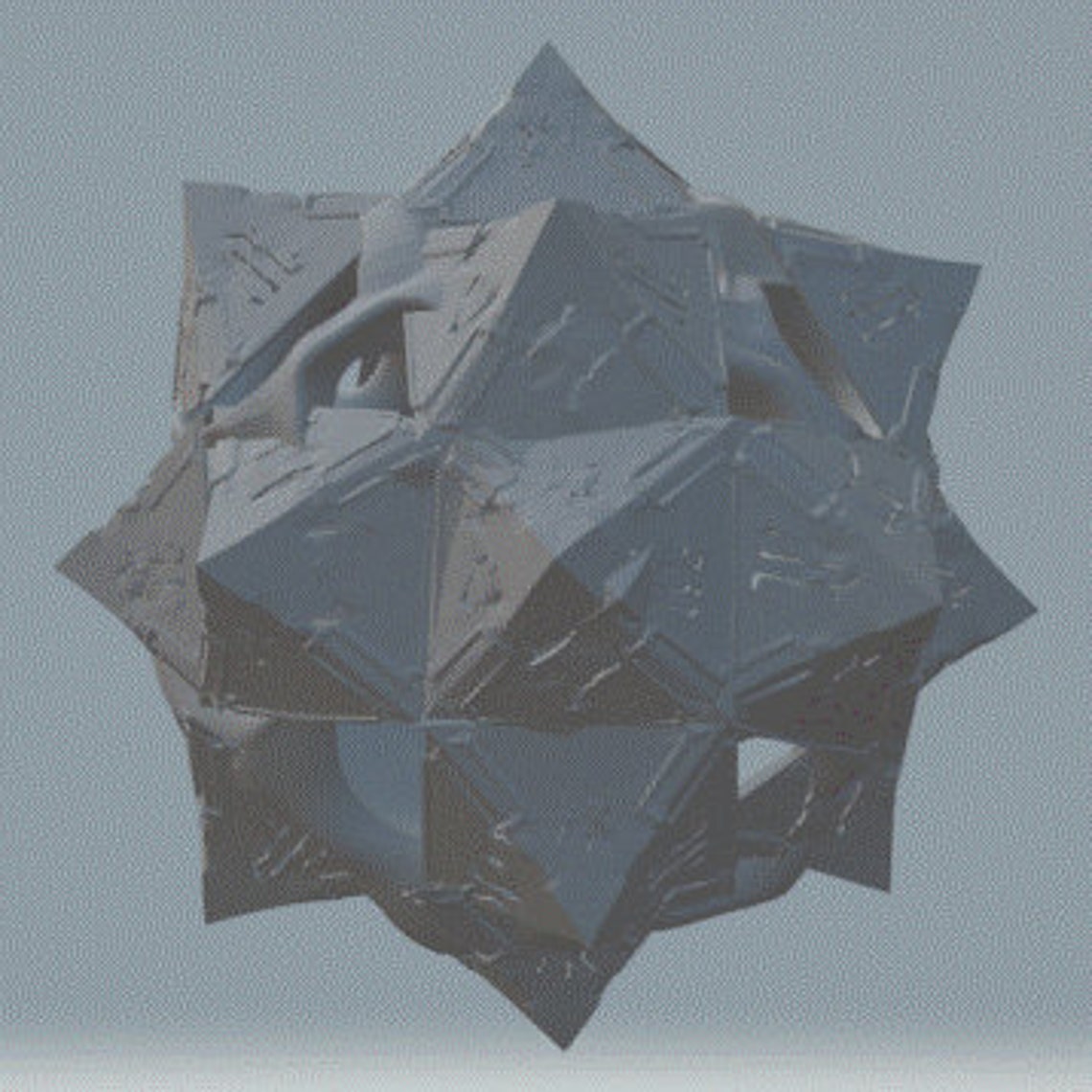 Corrupted Hex Core arcane // 3D Model - Etsy