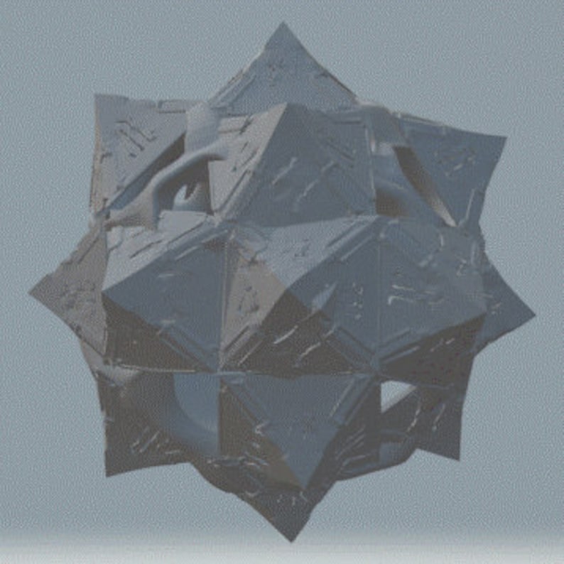 Corrupted Hex Core arcane // 3D Model - Etsy Australia