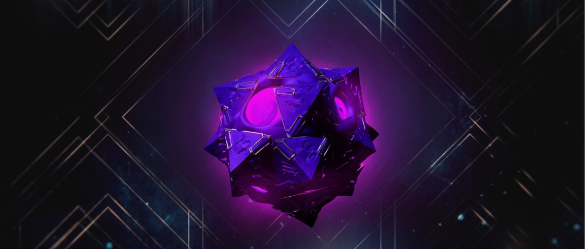 Corrupted Hex Core arcane // 3D Model | Etsy UK