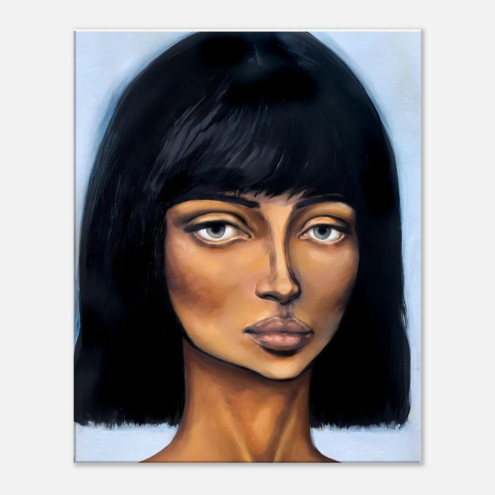Modern Lilith - Painting by Stella Sardi Atelier Premium Canvas - Etsy