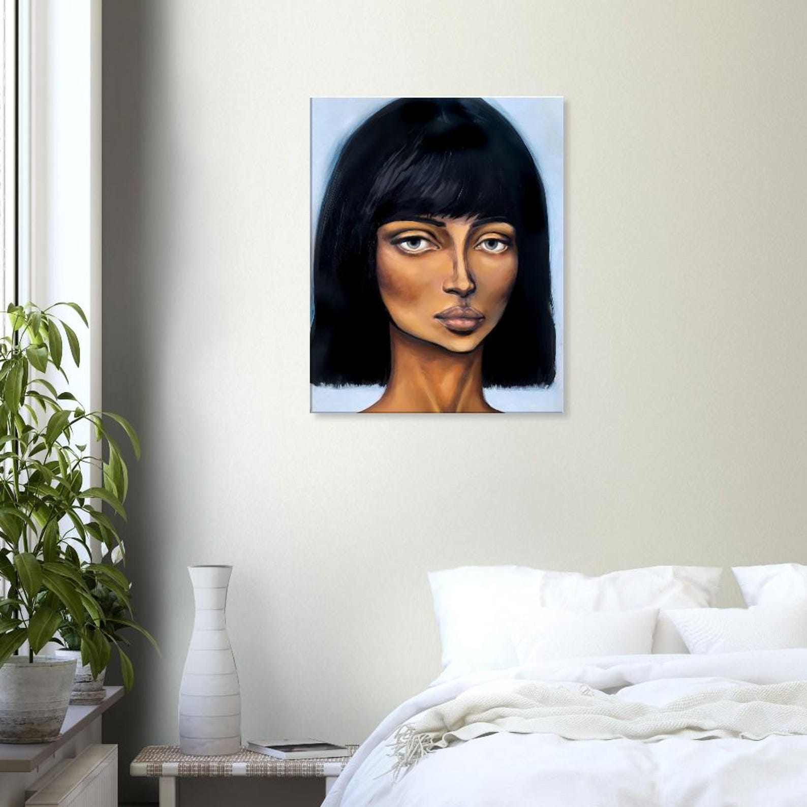 Modern Lilith - Painting by Stella Sardi Atelier Premium Canvas - Etsy