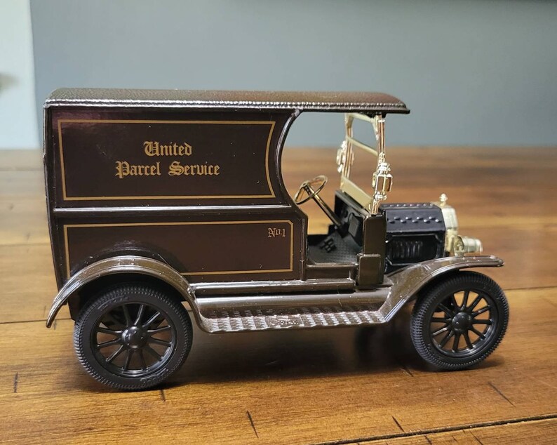 UPS 1 1913 Ford Delivery Diecast Bank 1:25 Scale Made by Ertl 1992 - Etsy