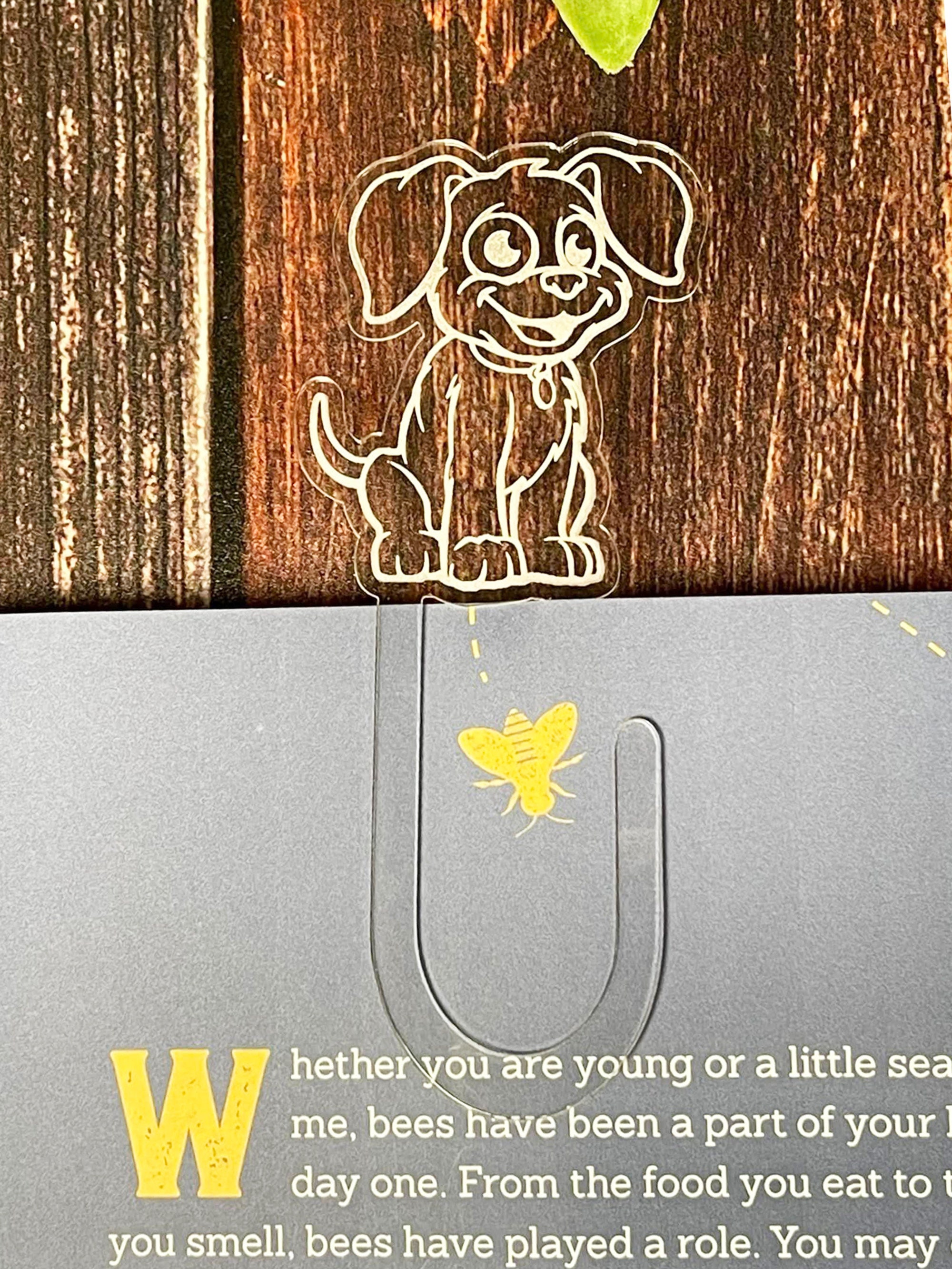 Animal Paperclip Bookmark Paperclip SVG Children's - Etsy