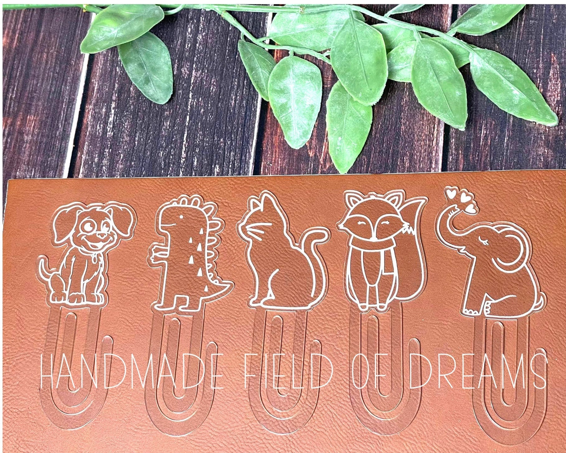 Animal Paperclip Bookmark, Paperclip SVG, Children's Bookmark, Bulk Set ...
