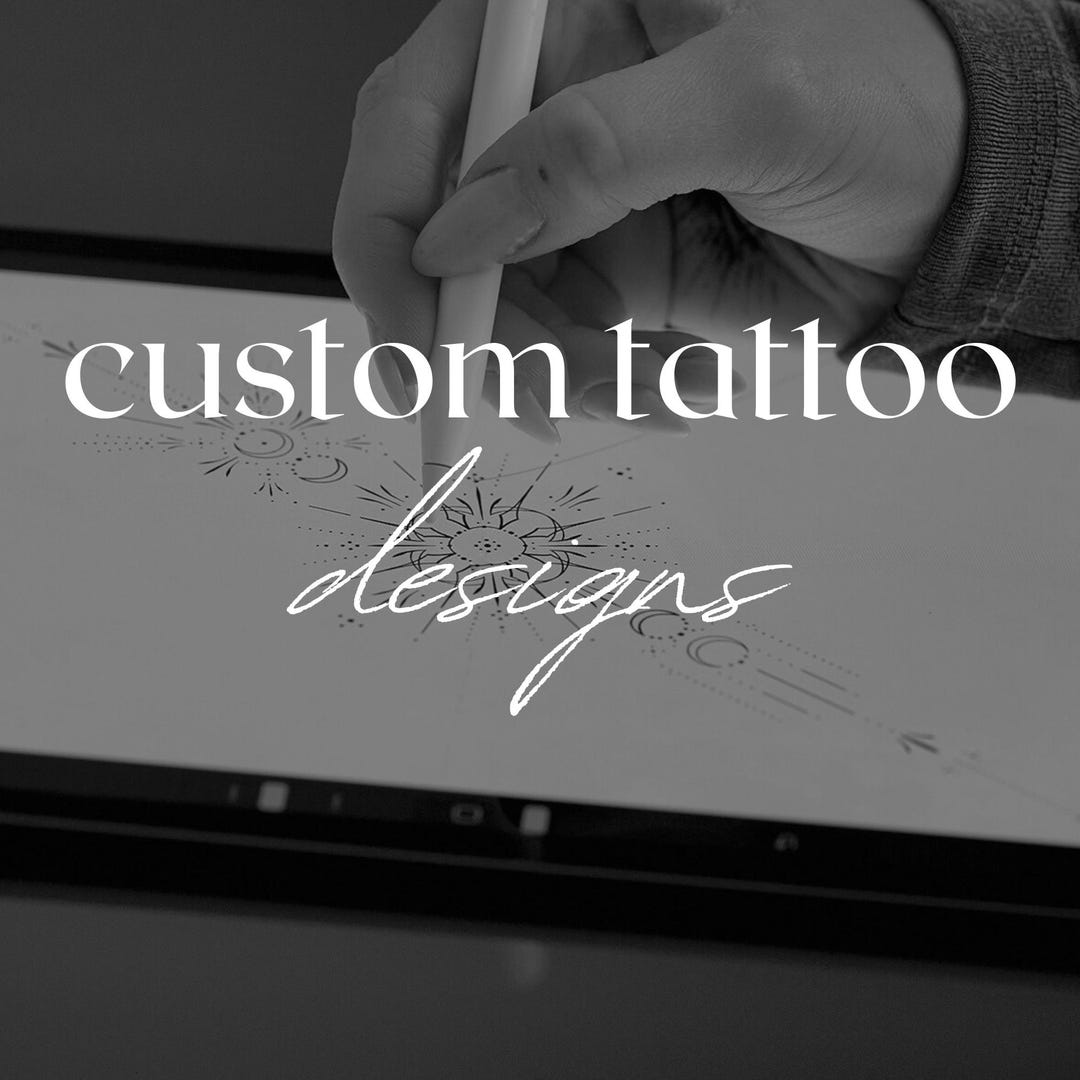 Custom Tattoo | Fine Line Tattoo Custom Design | Made to Order ...