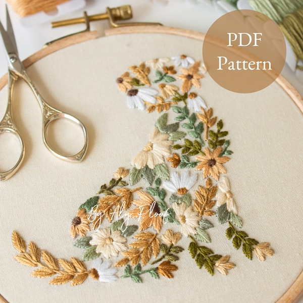 Dog Embroidery Pattern - Etsy
