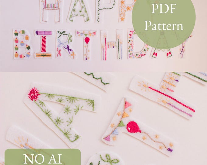 Rainbow Array PDF Pattern, Embroidery Digital Download - Etsy Canada