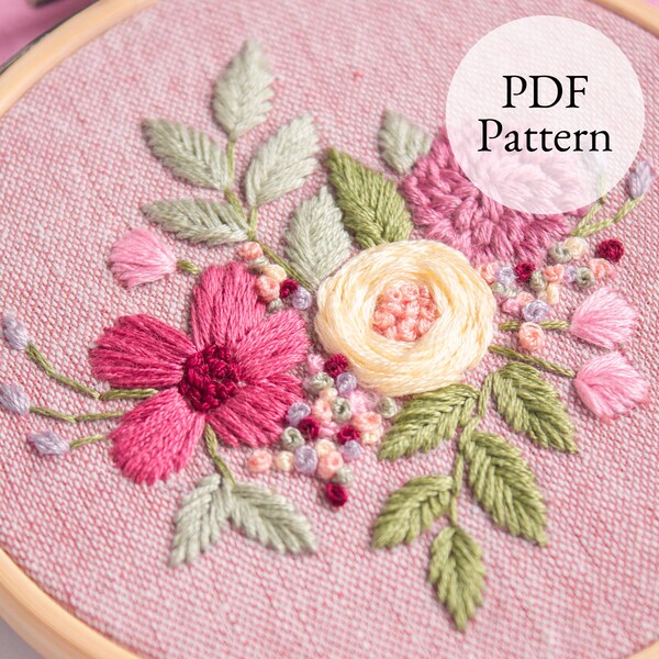 Pastel Embroidery - Etsy