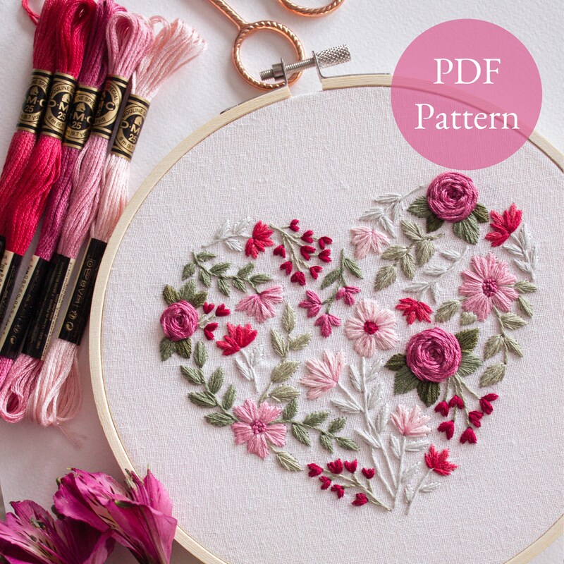 Pdf Pattern Embroidery - Etsy