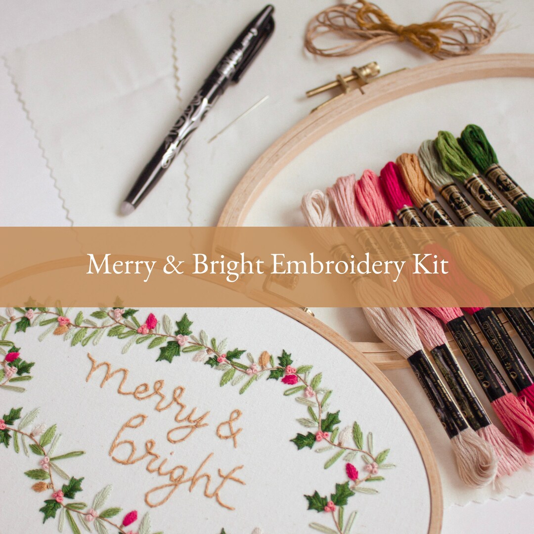 Merry & Bright Holiday Kit Christmas Craft - Etsy
