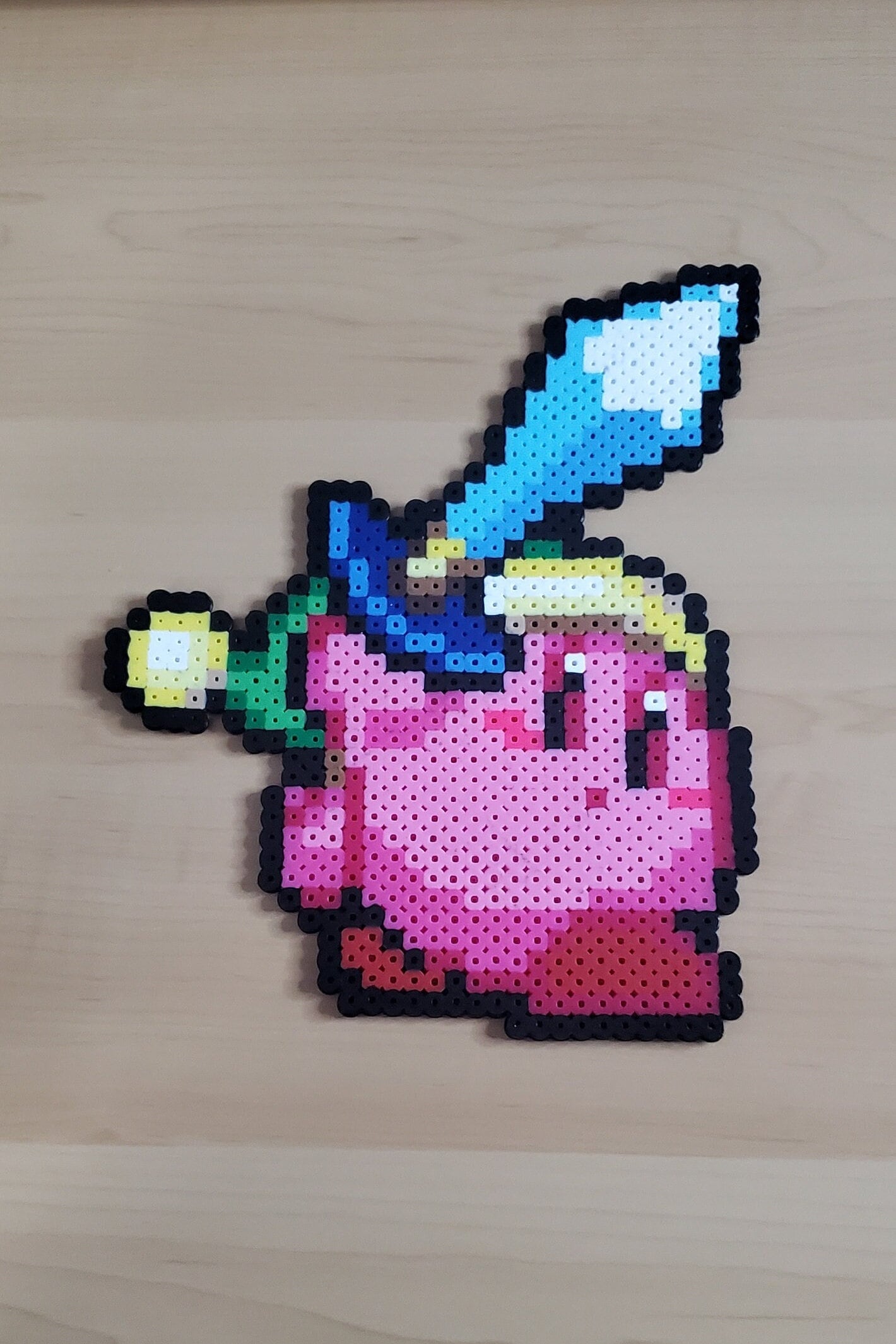 Kirby Sword Perler Bead Art - Etsy