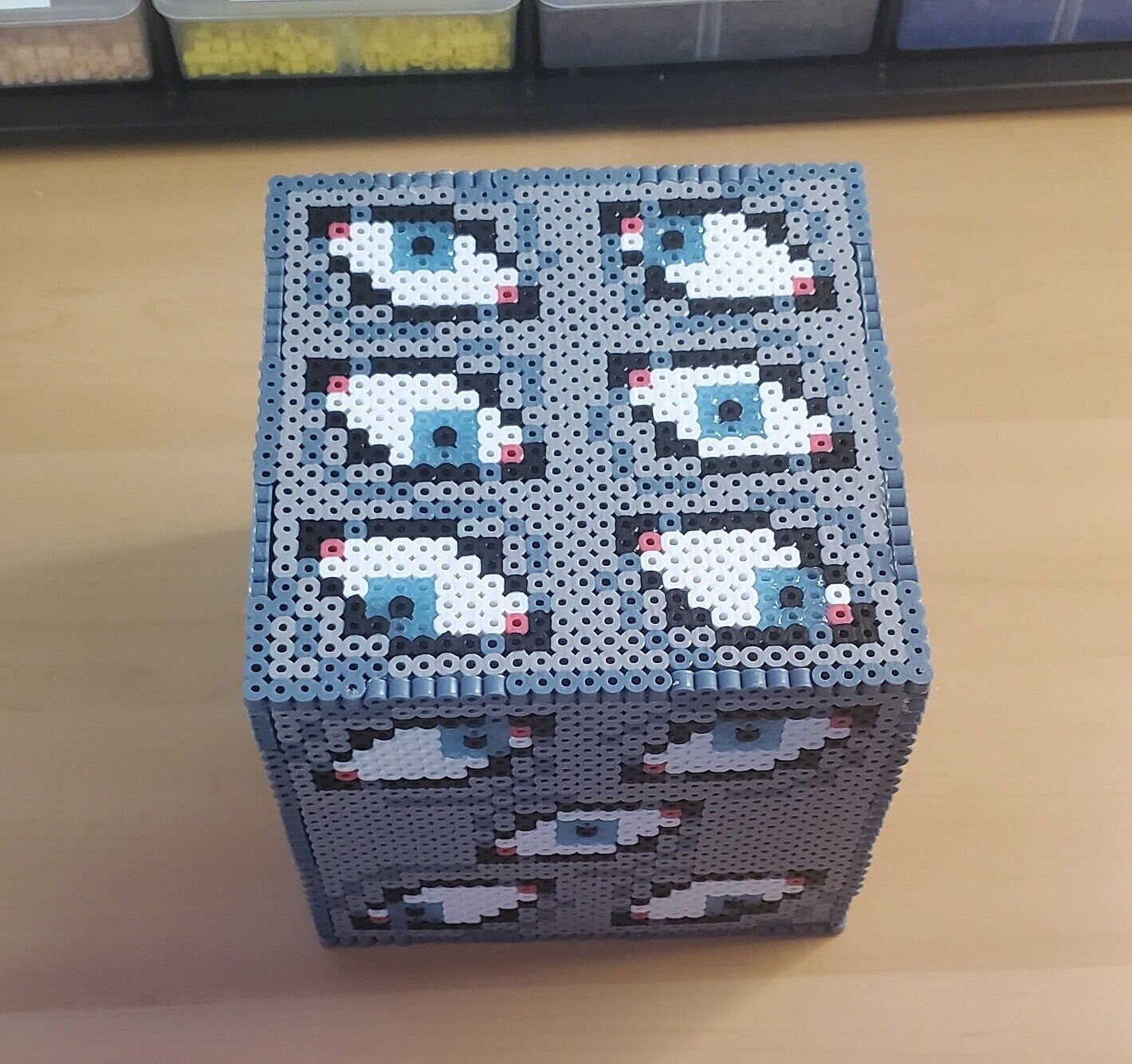 Jujustu Kaisen Perler Bead Light up Prison Realm Cube - Etsy