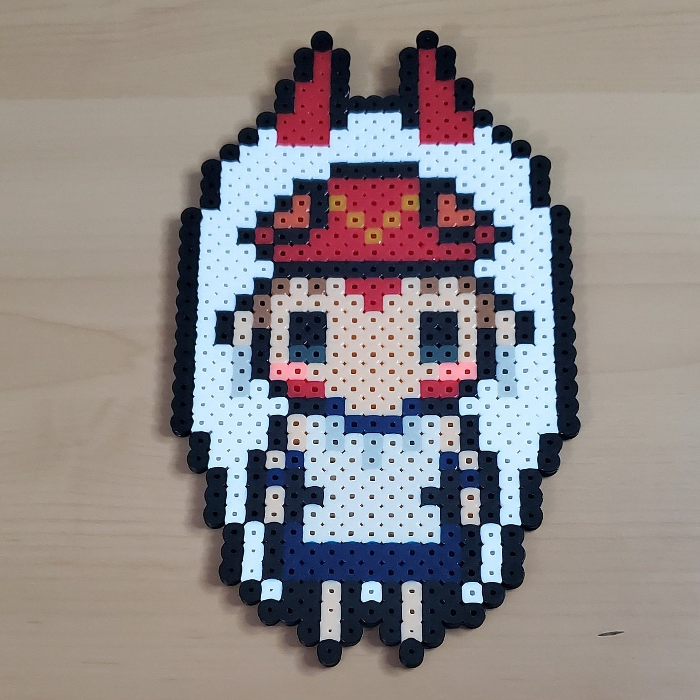 Princess Mononoke Chibi Couple Perler Bead Art - Etsy