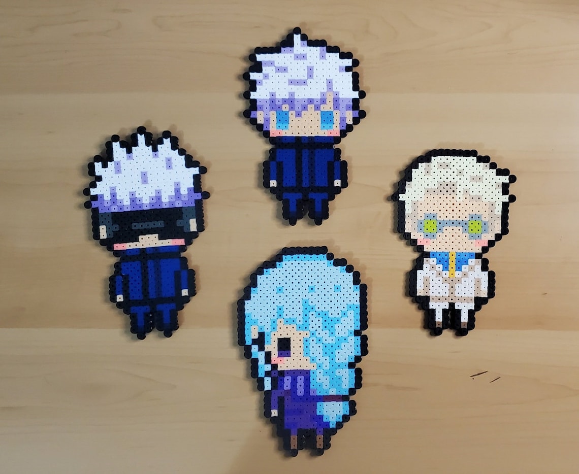 Jujutsu Kaisen Chibi Perler Perle Sprites - Etsy.de