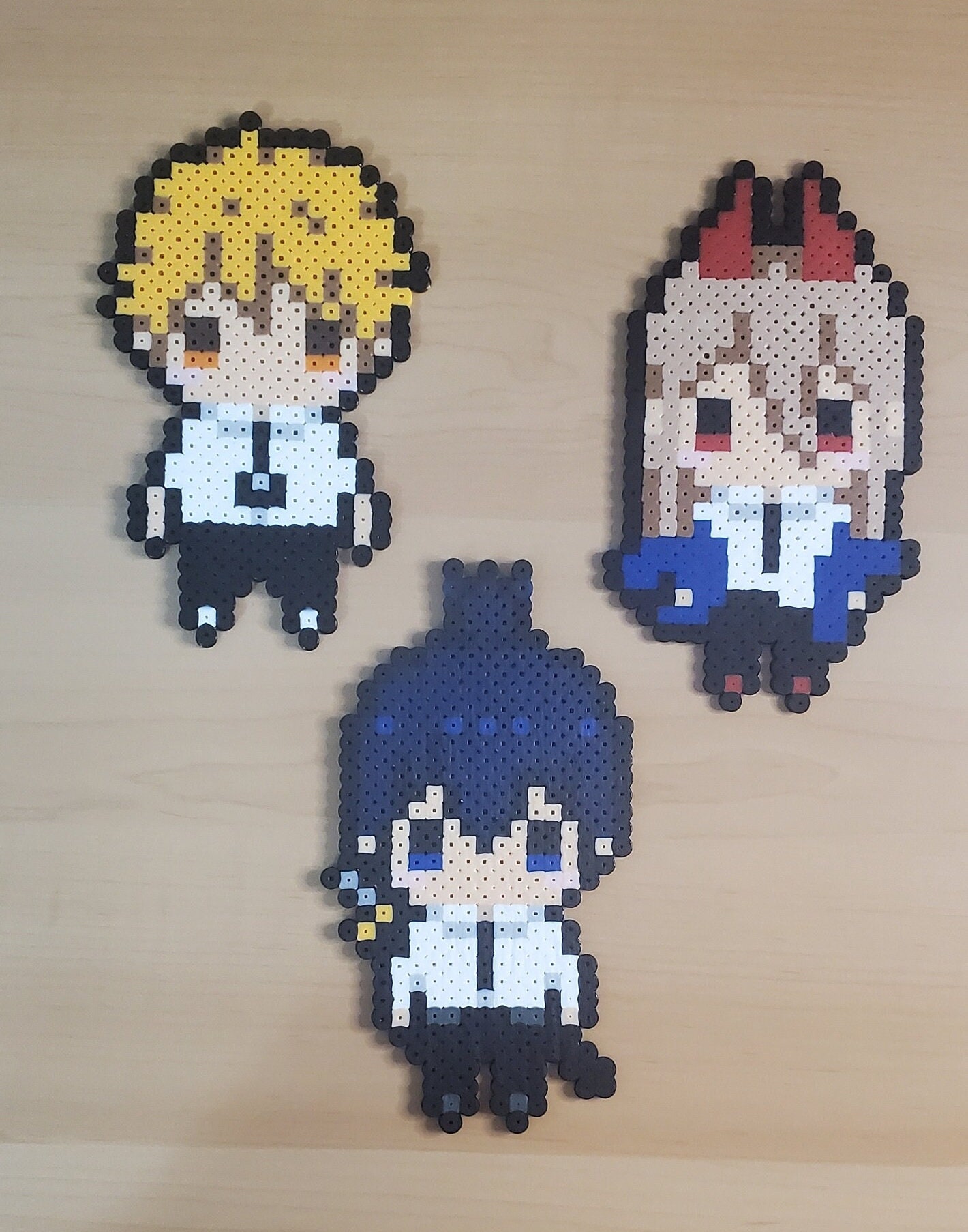 Chainsaw Man Chibi Perler Bead Art - Etsy