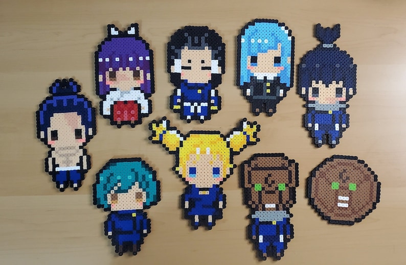Jujutsu Kaisen Chibi Perler Bead Sprites - Etsy