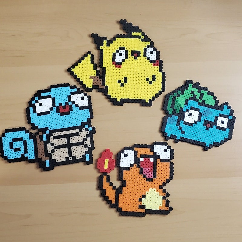 Pikachu Perler Beads - Etsy