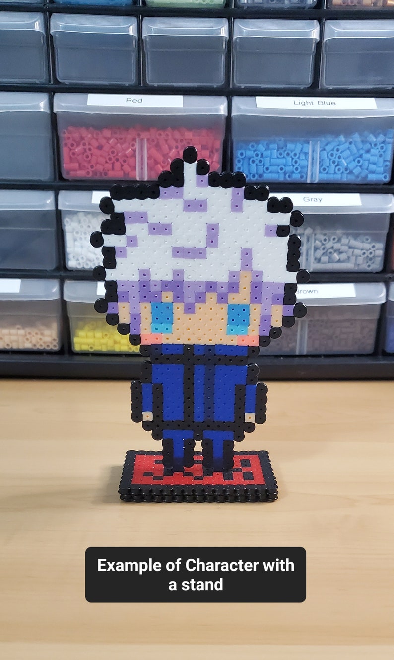Jujutsu Kaisen Chibi Perler Bead Sprites - Etsy