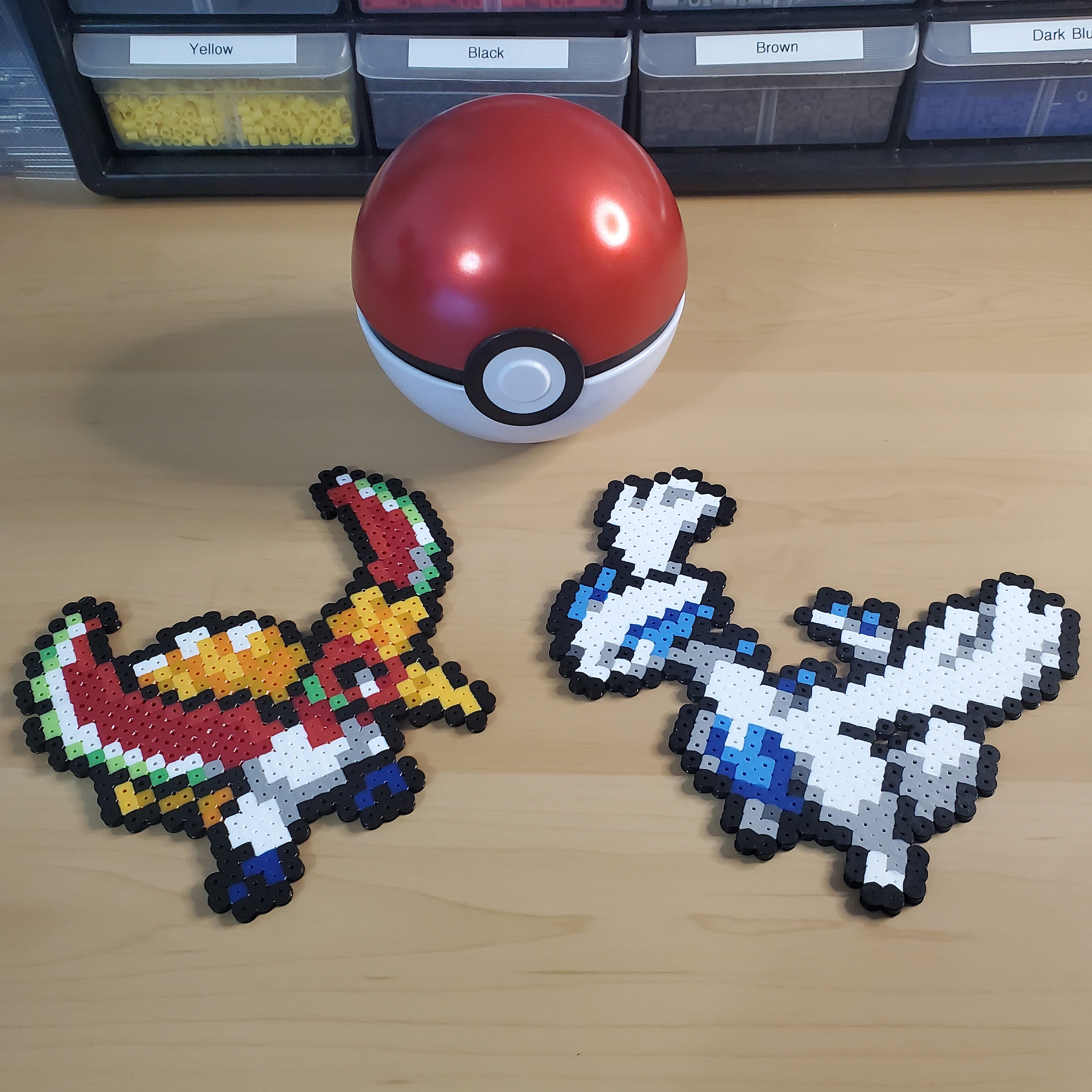 Ho Oh Perler Beads Check Out This Pixel Perler Bead Art Charmander