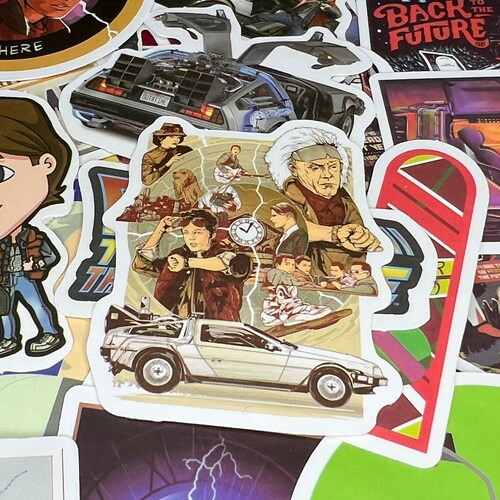 Back to the Future Car Sticker - Etsy