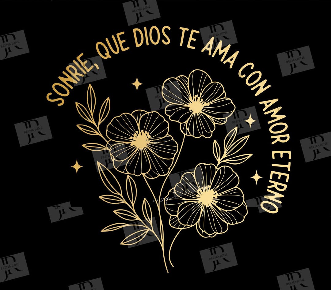 Dios Te Ama SVG: Spanish Christian Shirt Design (digital Download) - Etsy