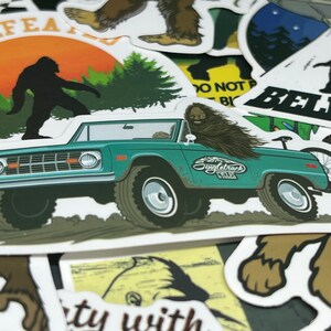 Squatch Sticker, Squatchy, Bigfoot, Waterproof Vinyl Sticker, Big Foot ...