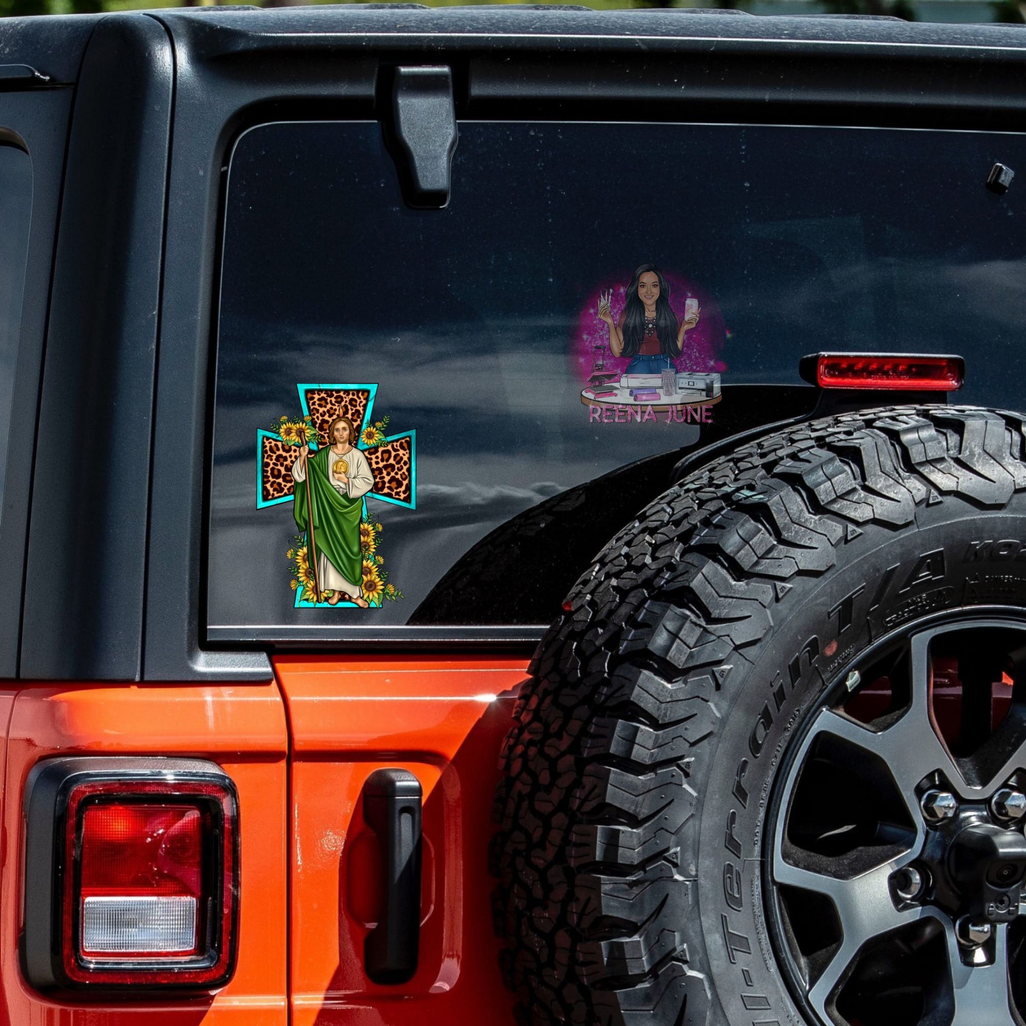 San Judas Tadeo Car Sticker St. Jude Sticker UV Dtf - Etsy