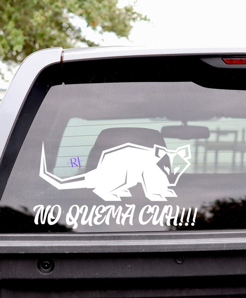 No Quema Cuh Truck Sticker, Hecho En Mexico, Sticker En Espanol ...
